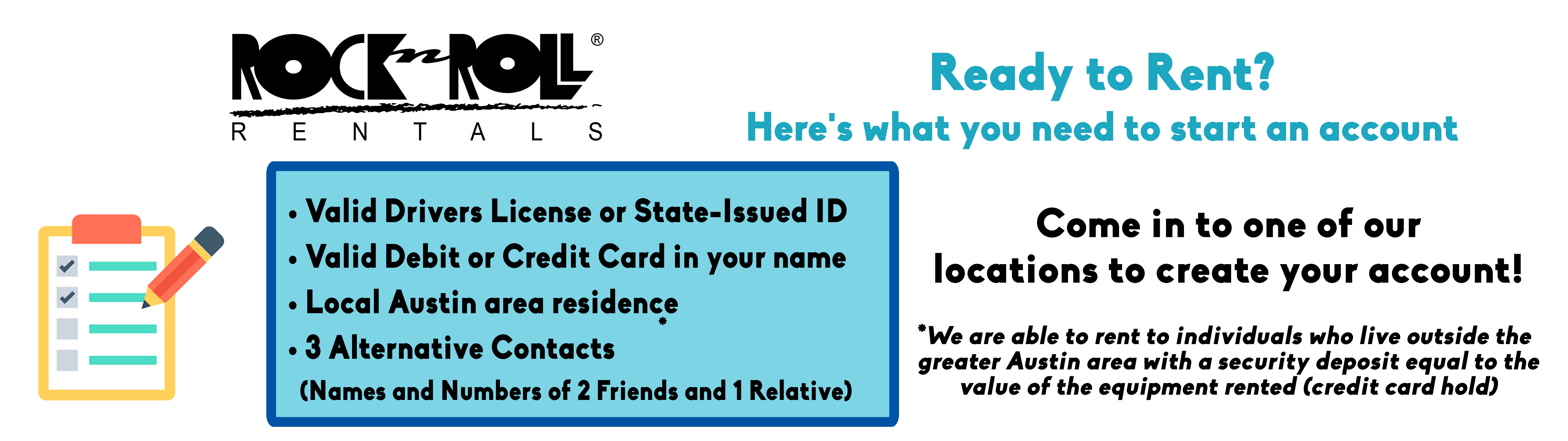 How to Create an Account and Start Renting at Rock N Roll Rentals